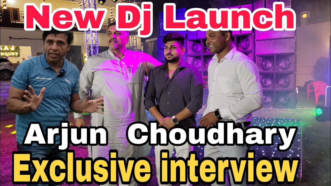 First exclusive interview Arjun Choudhary on opening ceremony || kawar yatra 2024 || - YouTube