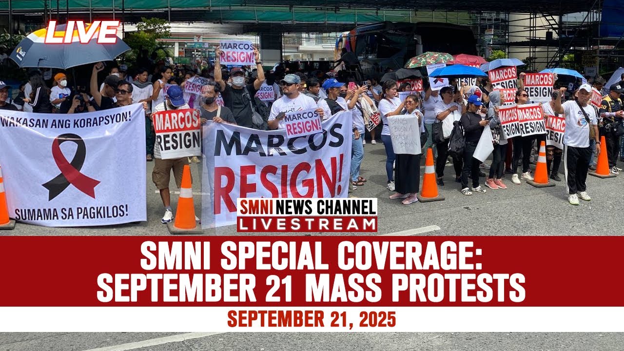 LIVE: SMNI Special Coverage: September 21 Mass Protests | September 21 ...