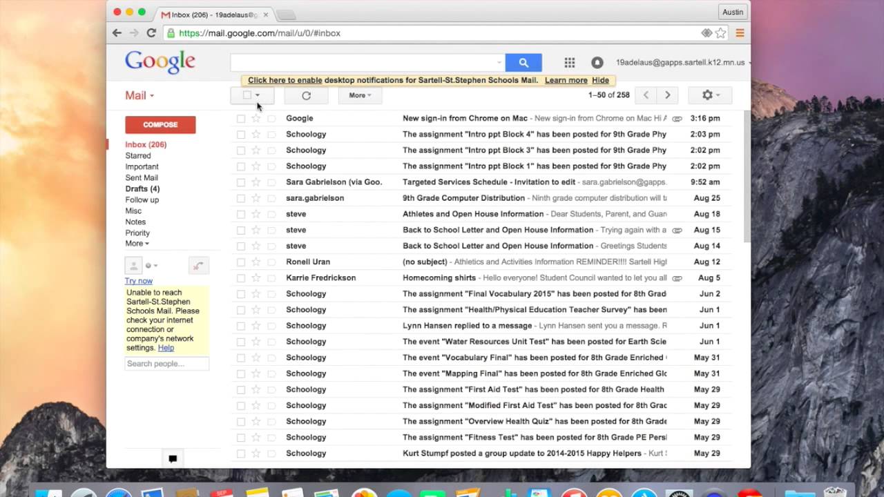 Logging in to GAPPS mail and setting up GAPPS in the MAIL APP - YouTube