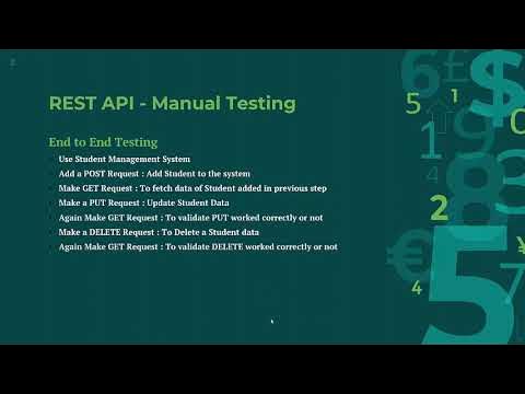 API Testing using Postman : End to End Testing (GET POST, PUT, DELETE ...