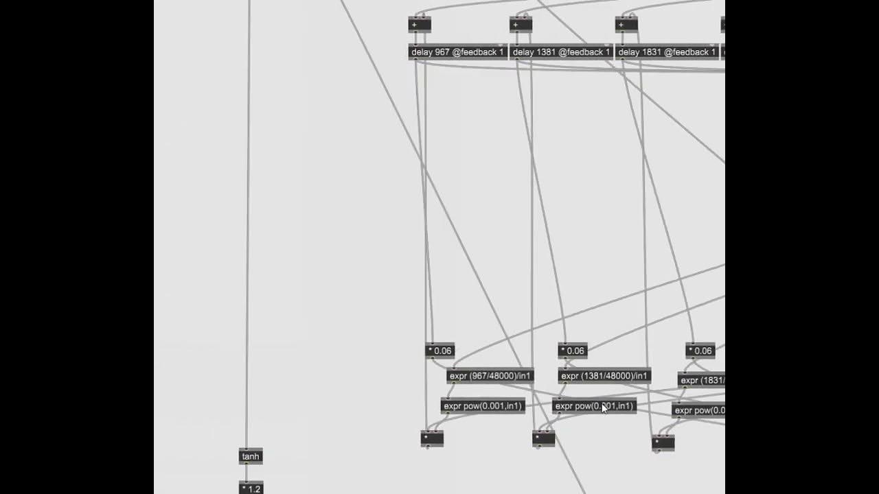 only using gen~ maxmsp - YouTube
