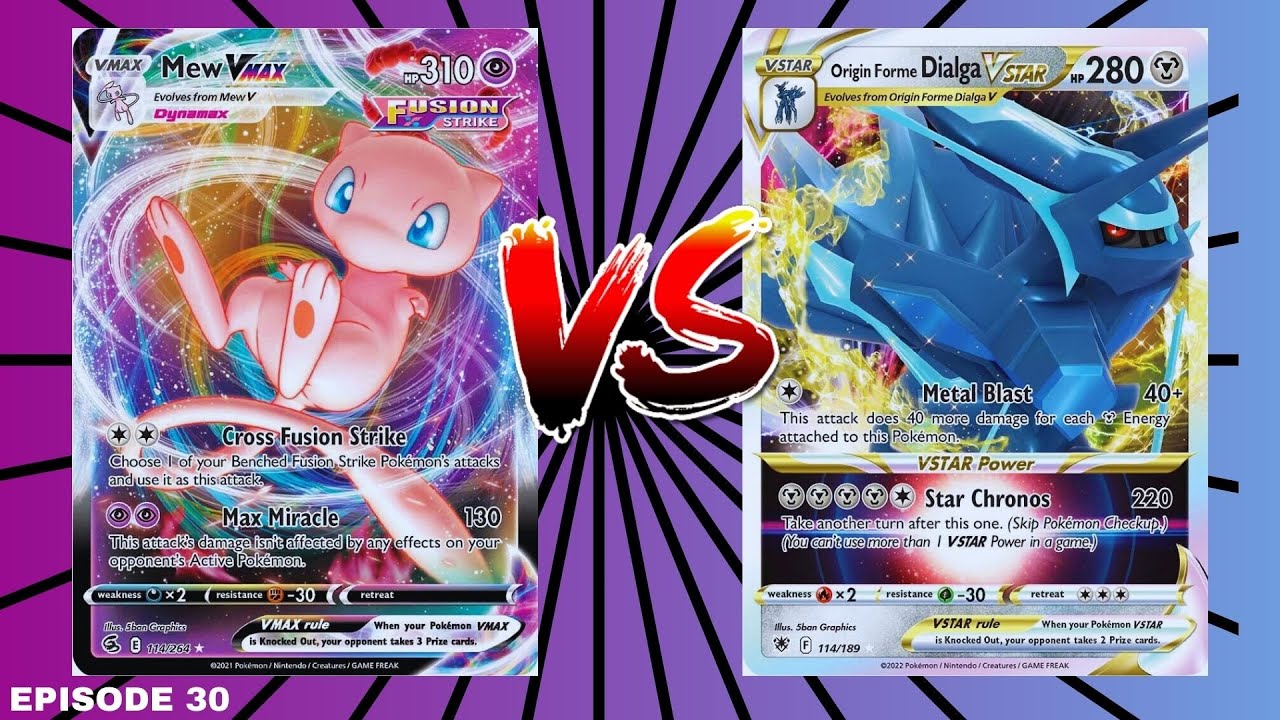 DIALGA VSTAR VS MEW VMAX POKEMON LIVE PTCGL LADDER EPISODE 30 - YouTube