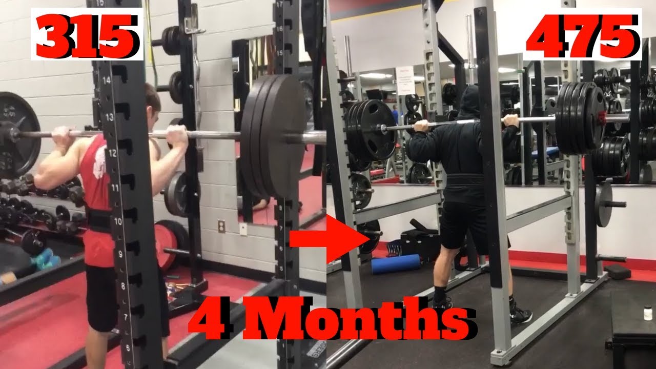 17 year old 4 Month leg transformation 315 to 475!! - YouTube