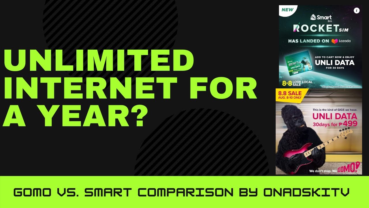 HOW TO HAVE UNLIMITED INTERNET FOR A YEAR (499/month) FOR SMART AND ...