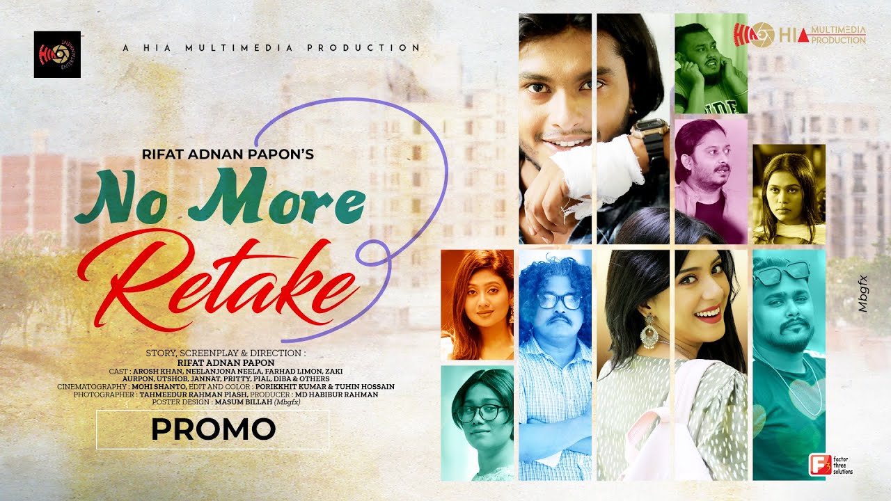 No More Retake | Promo | Arosh Khan | Neelanjona Neela | Rifat Adnan ...