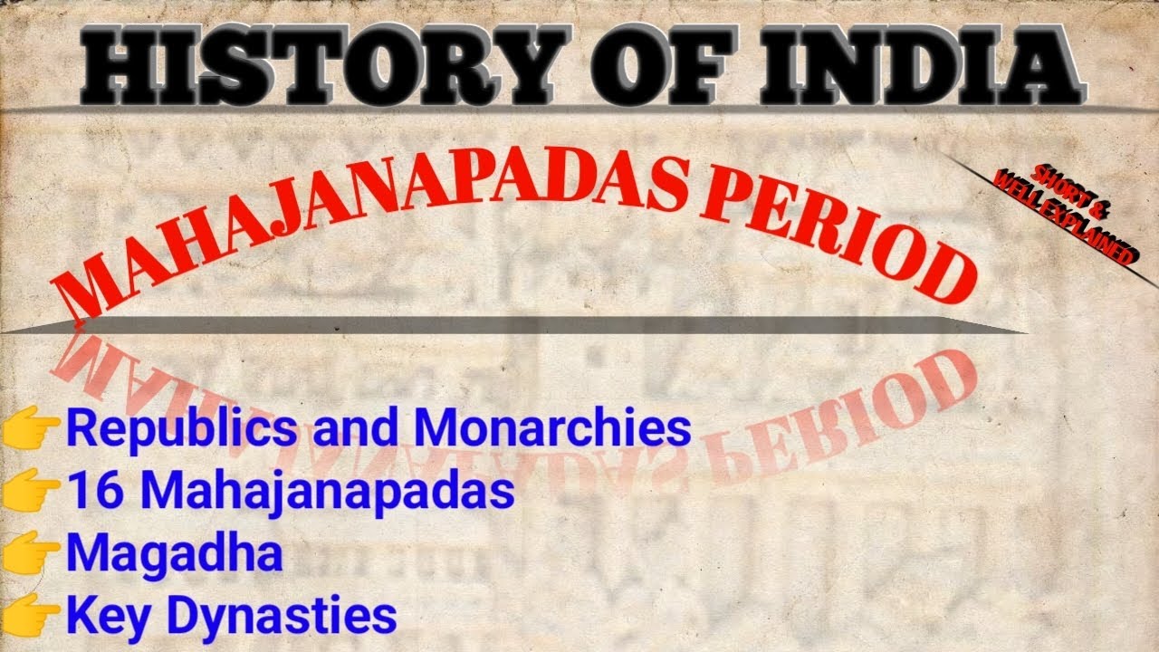 MAHAJANPADAS PERIOD|| ANCIENT INDIAN HISTORY||PART 7.1|| HISTORY OF ...