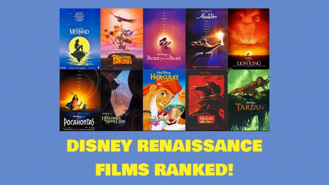 Disney Renaissance films ranked (w/Jacob Martin)!!! - YouTube