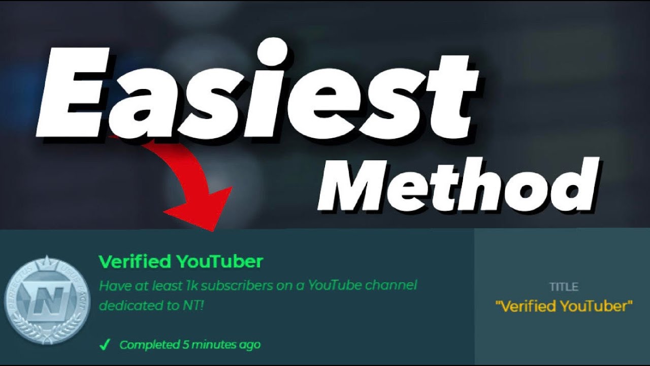 The EASIEST way to get the “Verified YouTuber Title” 😱 - YouTube