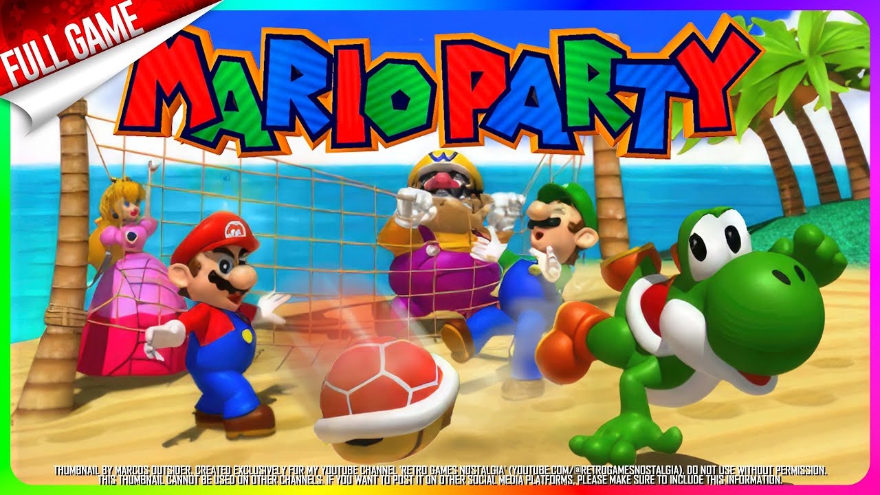 Mario Party (Nintendo 64 - US) Longplay (100% All Boards and Mini-Games ...