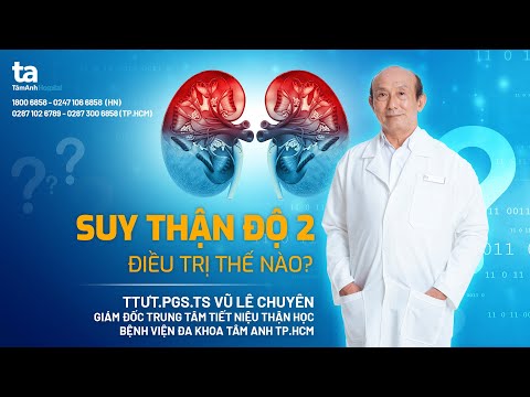 Chuyên gia tư vấn: Suy thận độ 2 điều trị thế nào? | TTƯT.PGS.TS.BS Vũ Lê Chuyên | TNNH Tâm Anh