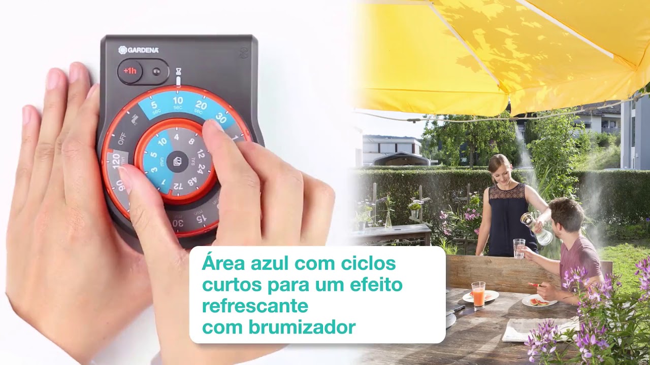 Programador de rega Gardena Easy Plus - YouTube