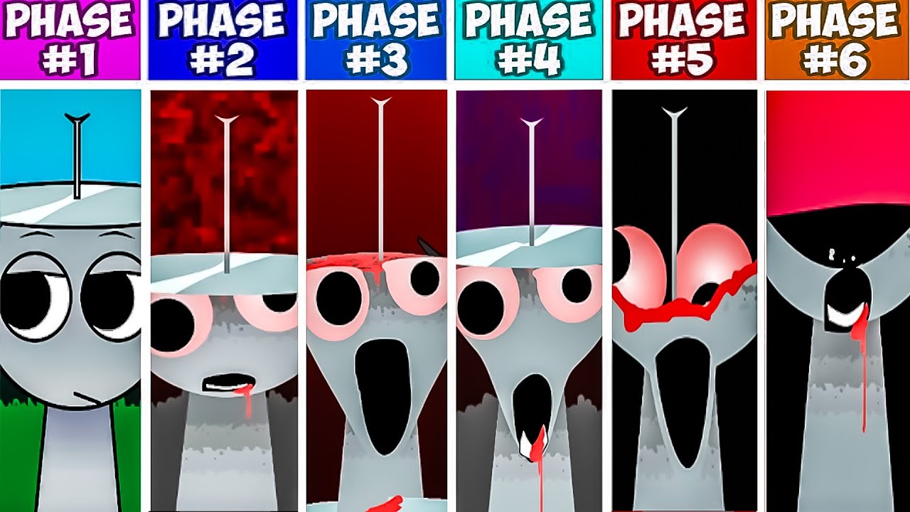Incredibox Sprunki Retake Mix! Phase 1 VS Phase 2 VS Phase 3 VS Phase 4 ...