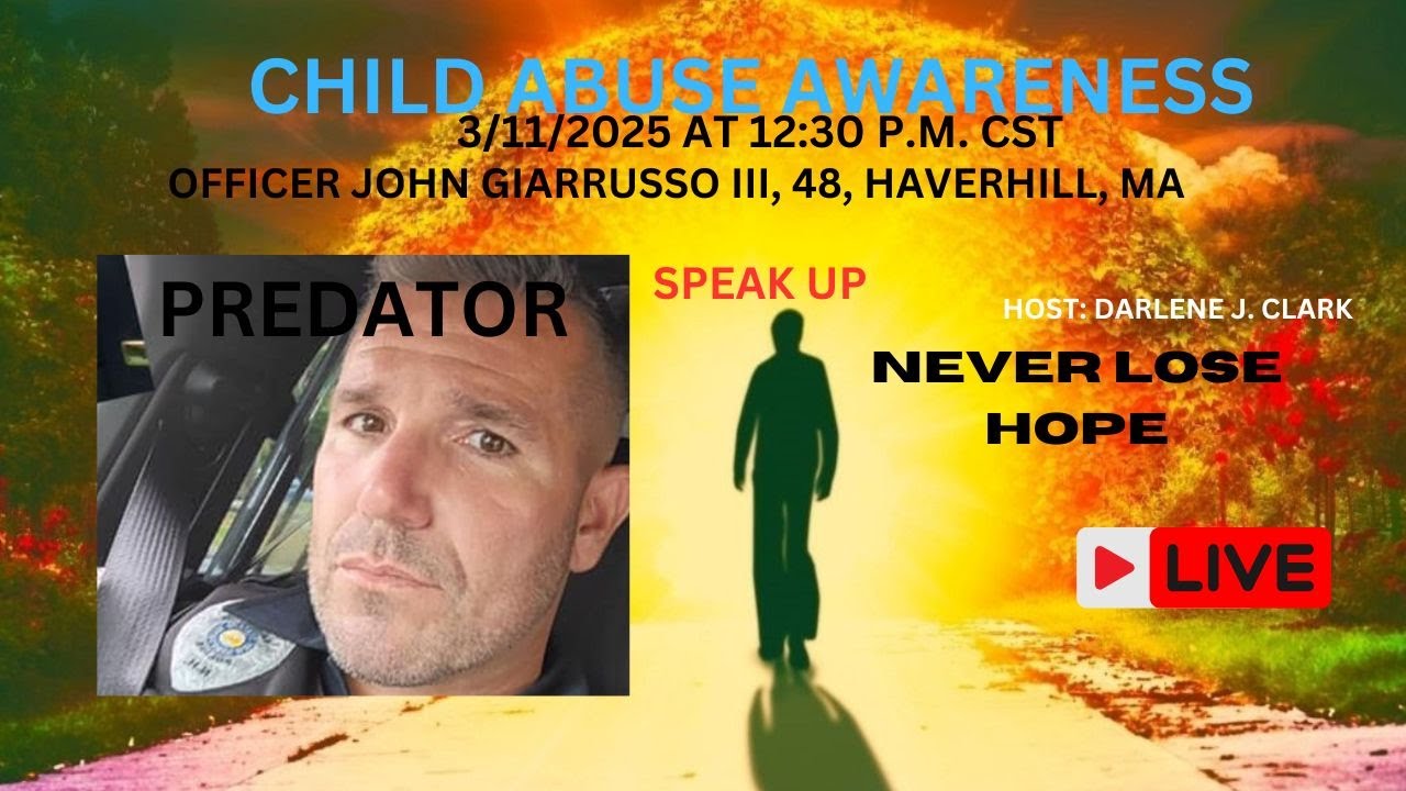 Officer John Giarrusso III, 48, who lives in Haverhill, MA is a child ...