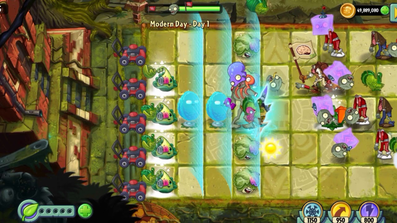 pvz2 new custom level - YouTube