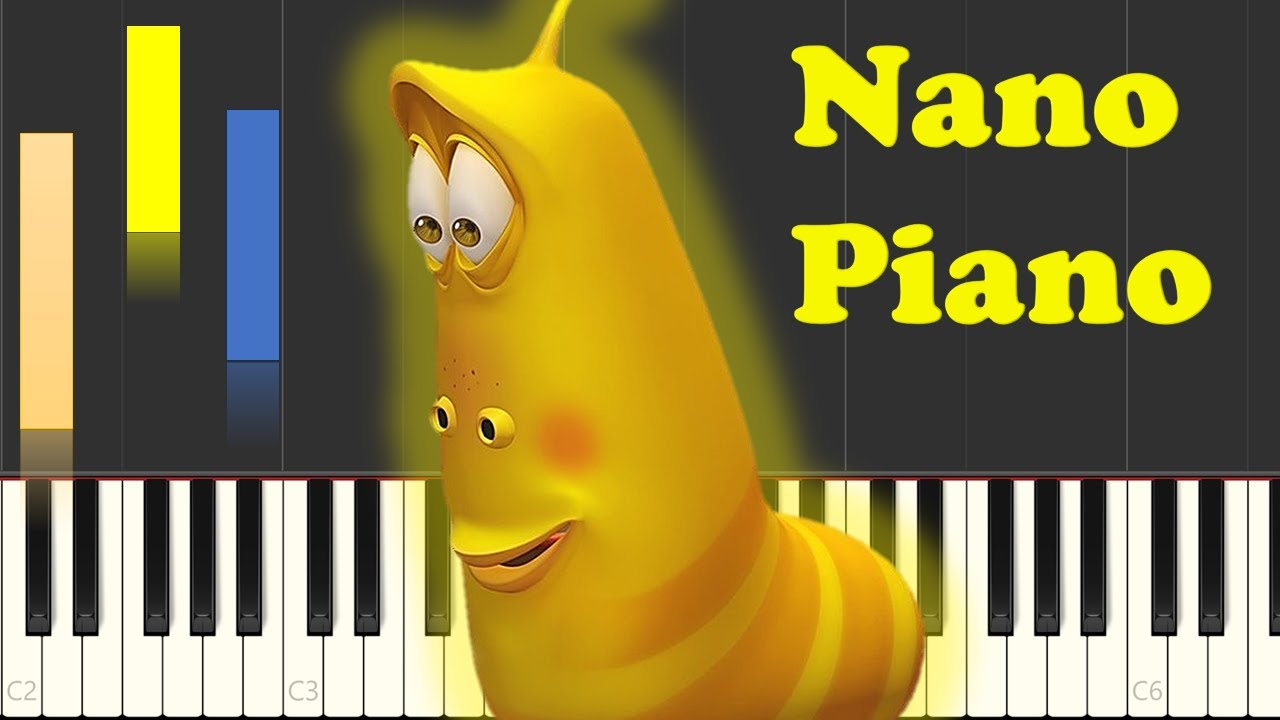 Larva Theme Song Piano Tutorial EASY - YouTube