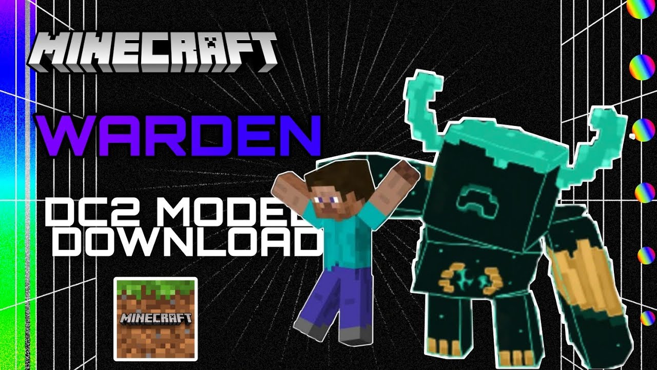 warden (minecraft) dc2 pack download|| comment for dc model|| not by me ...