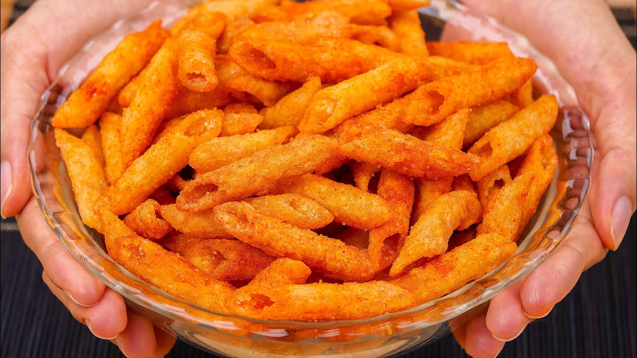 Macaroni kurkure Recipe | Crispy Macaroni Snacks - YouTube