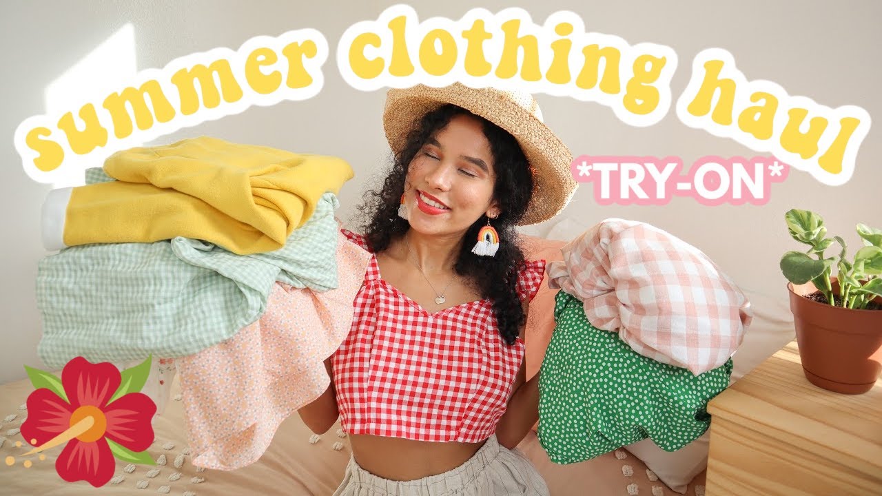 Summer Clothing TRY ON Haul 2021: SHEIN, Breath Of Youth + thrifted ...