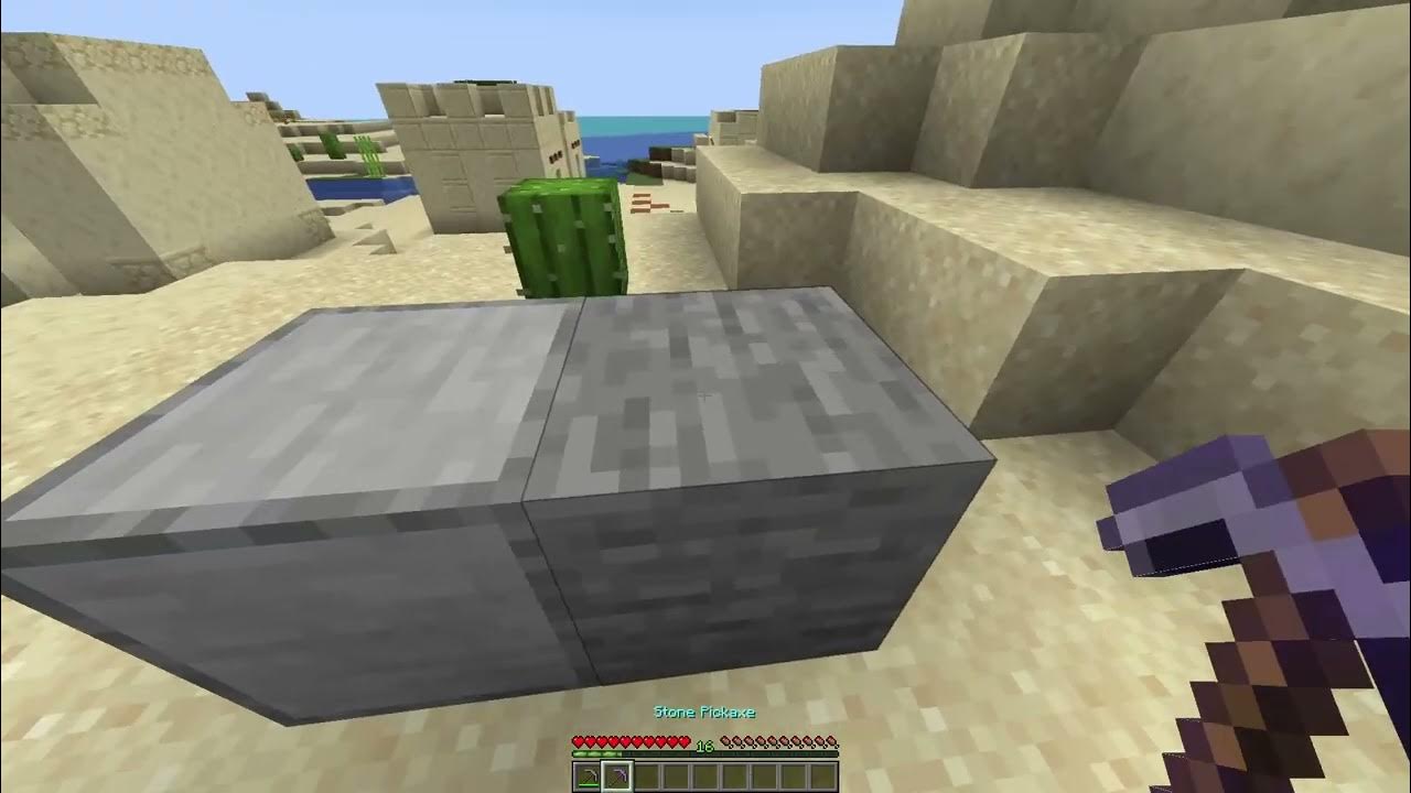 How to Make Smooth Stone in Minecraft - YouTube