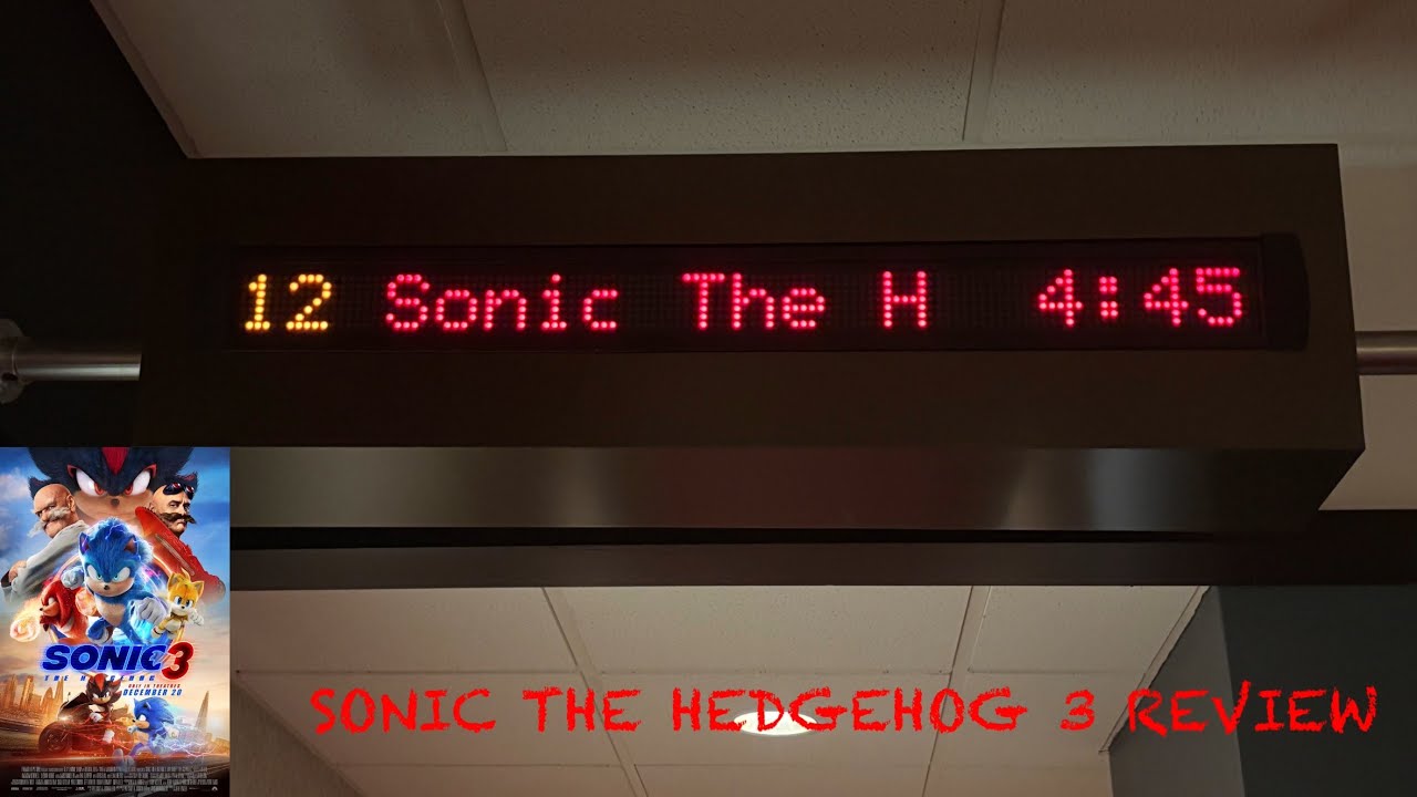 Sonic the Hedgehog 3 2024 | Review At Cinemark Towson And XD - YouTube