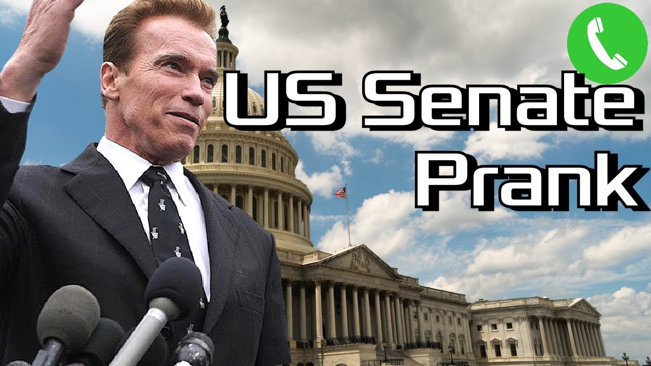 Arnold Calls US Senators - Prank Call - YouTube
