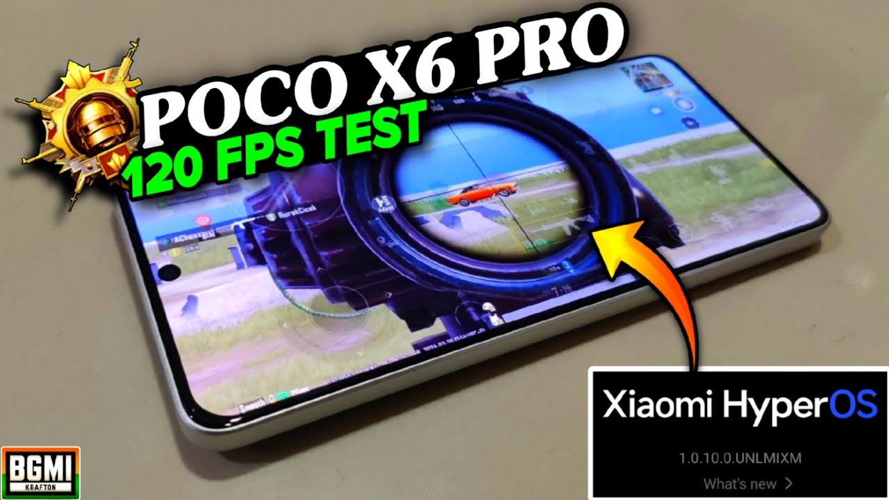 POCO X6 PRO BGMI 120 FPS TEST 🤯POCO X6 PRO GRAPHIC TEST AND GAMEPLAY💀🔥 ...