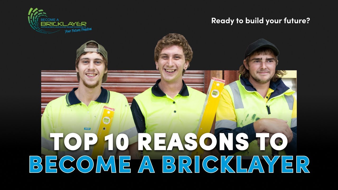 Bricklaying Apprenticeships: Top 10 Reasons - Become a Bricklayer - YouTube