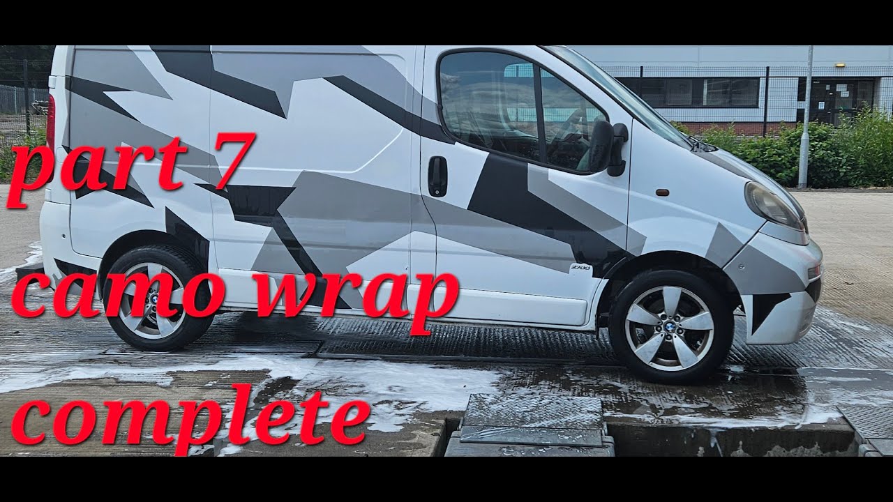 Vauxhall Vivaro Modified Project pt 7. Camo wrap and colour code. - YouTube
