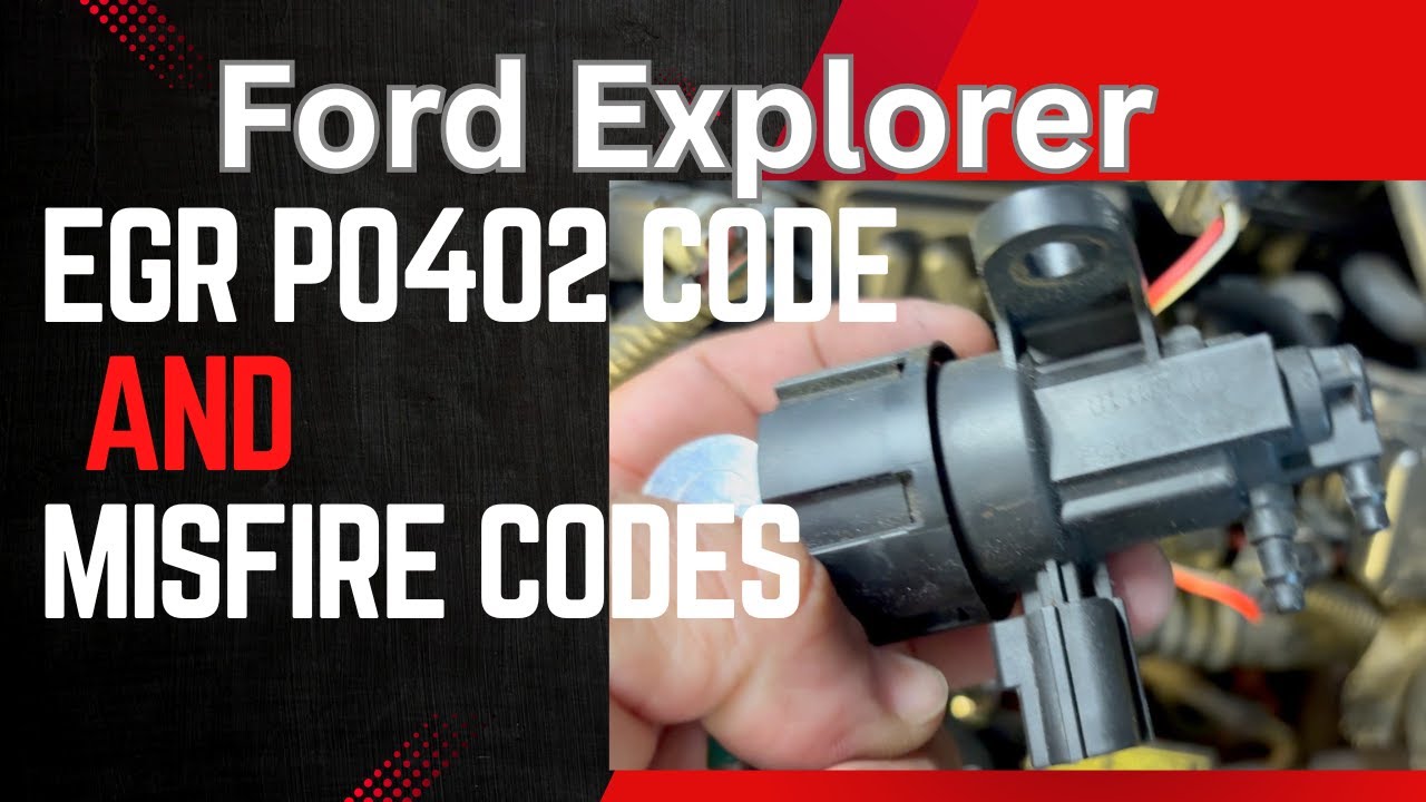 EGR and Misfire Check Engine Codes/ 1997 Ford Explorer/How to Fix - YouTube