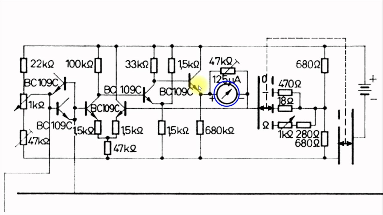 Transistor Meter Circuit Description and Troubleshooting - YouTube