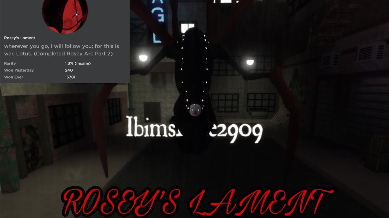 How to get Rosey’s Layment Badge in Creepy Pasta Life RP (Roblox) - YouTube