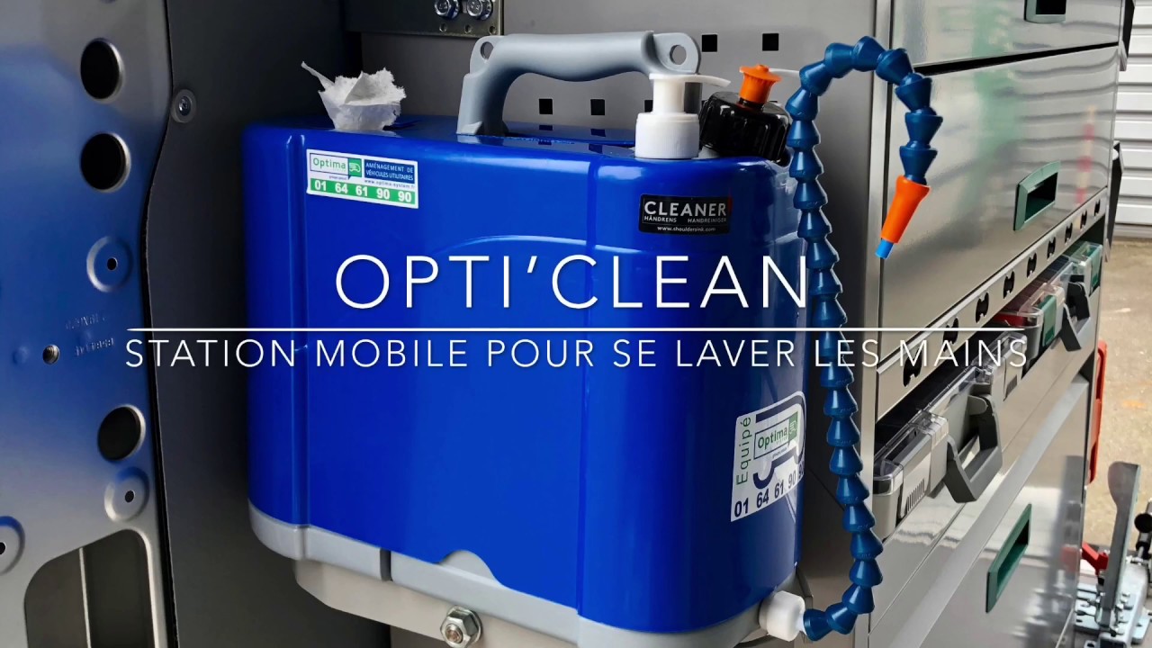 OPTIMA SYSTEM - OPTI'CLEAN - STATION PORTABLE POUR SE LAVER LES MAINS ...