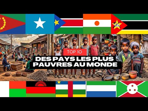 TOP 10 DES PAYS LES PLUS PAUVRES AU MONDE EN 2024 - YouTube