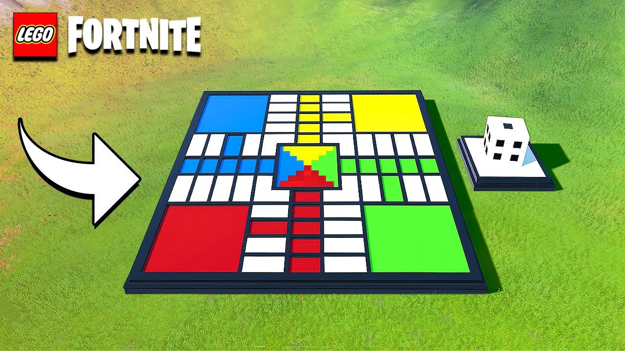 Cómo construir un PARCHÍS en LEGO Fortnite 🎲 - YouTube