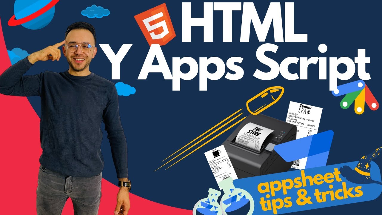 ⚗ Impresión de ticket con HTML y Apps Script (Avanzado) en Appsheet - YouTube