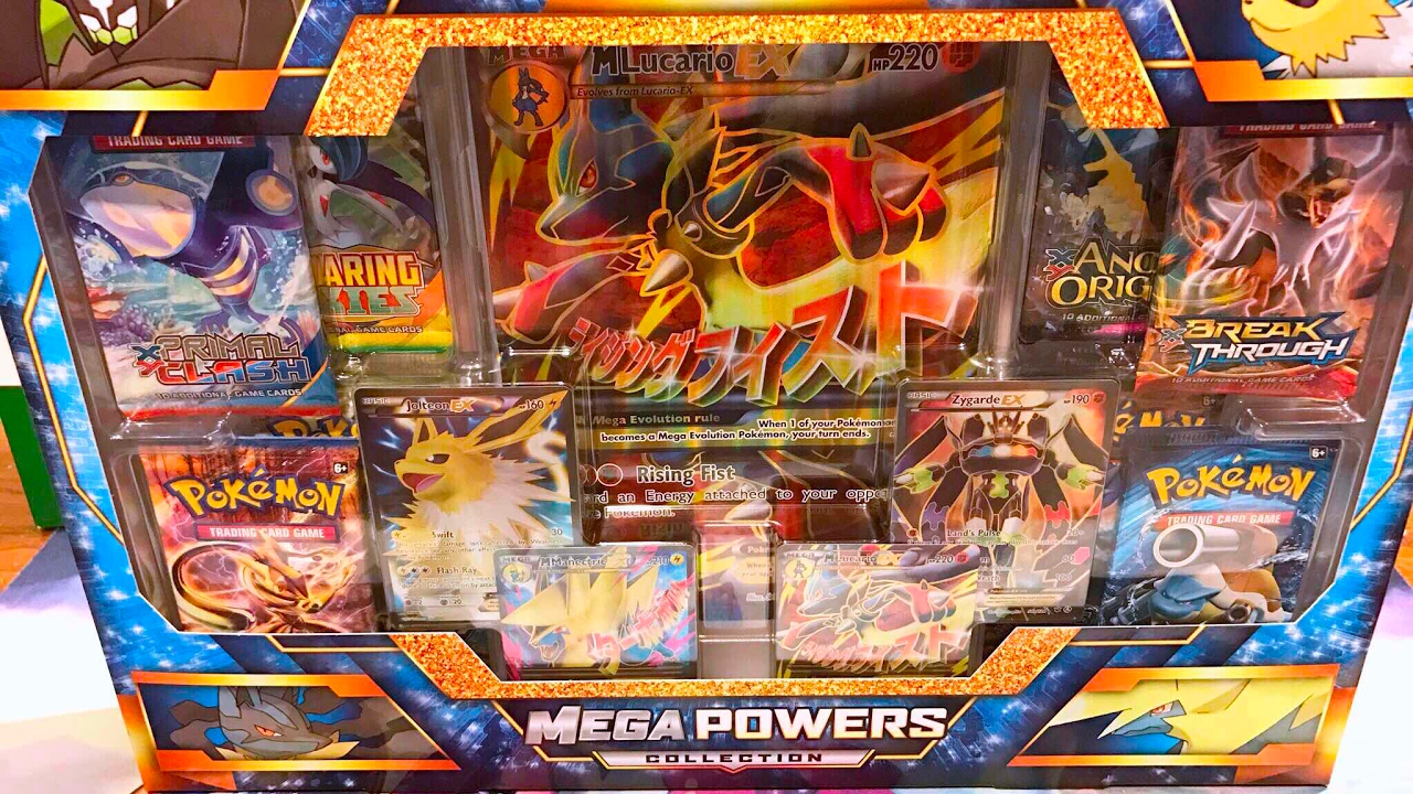 Opening a Mega Powers Collection Box - Pokemon Cards - YouTube