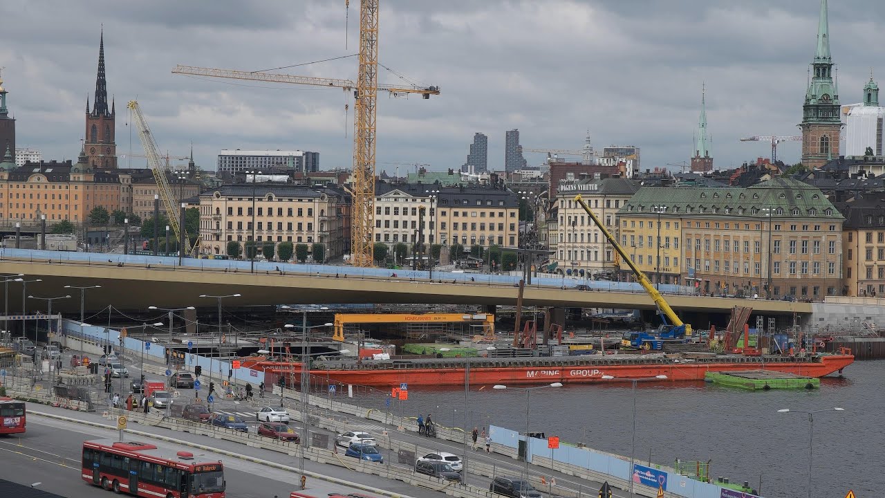 Stockholm Slussen Project Augusti 2021. Part 38 UHD 4K - YouTube