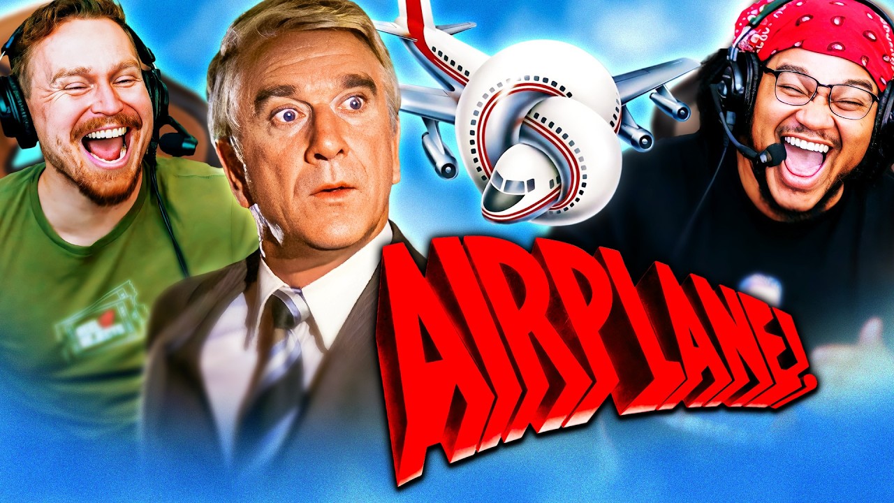 AIRPLANE! (1980) MOVIE REACTION!! FIRST TIME WATCHING!! Leslie Nielsen ...