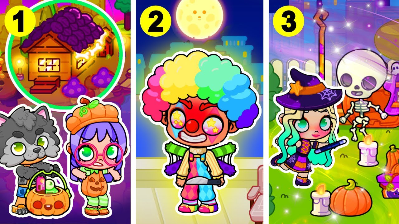 All Halloween Stories in One 👻 | Avatar World - YouTube