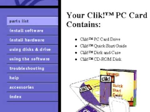 How to get more info about your iomega clik! drive - YouTube