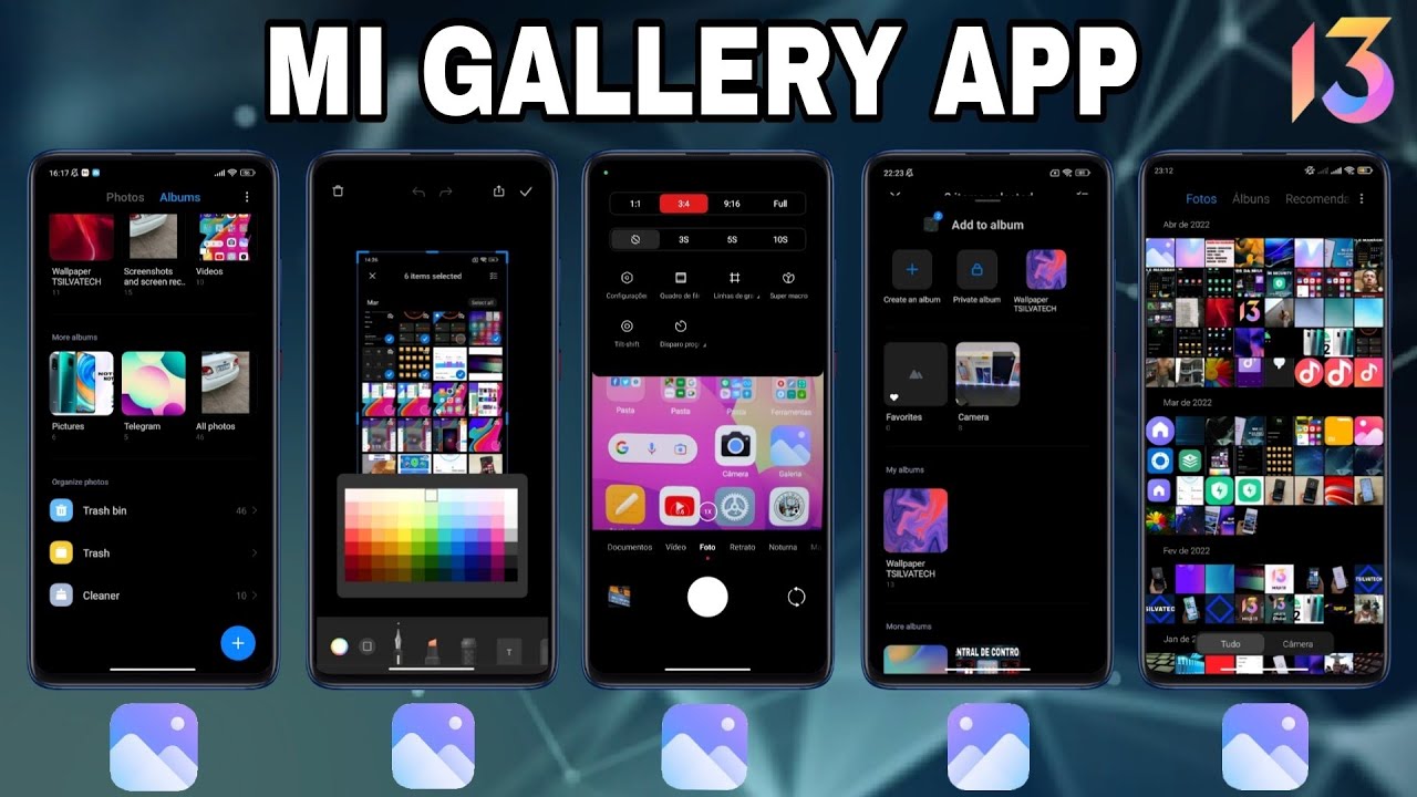 Agora Sim - Mi GALLERY App - Versão Global - Miui 13 - Nova Atualização ...
