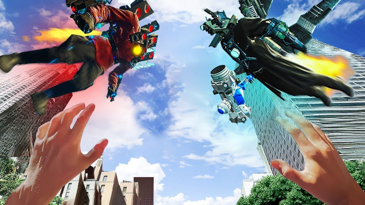 UPGRADED TITAN SPEAKER MAN vs TITAN CAMERAMAN !!! - YouTube