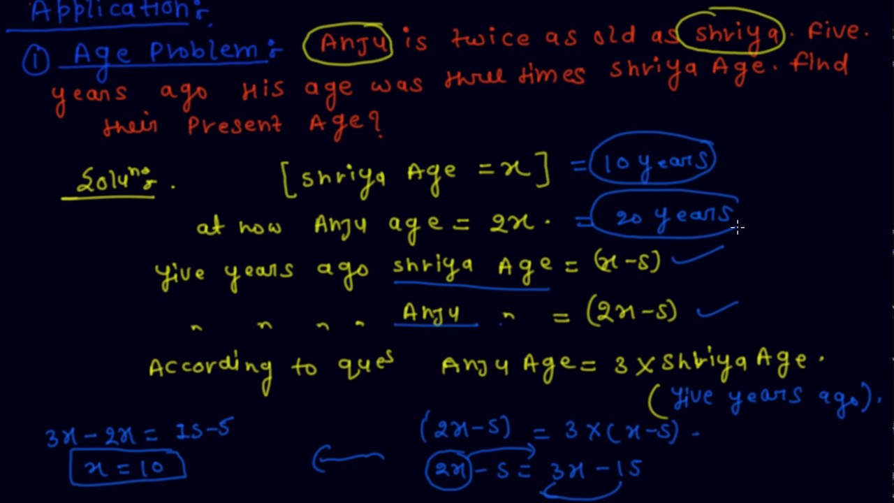 Age Problem And Digit Problem Class 8 Mathematics Linear Equations In age-problem-and-digit-problem-class-8-mathematics-linear-equations-in