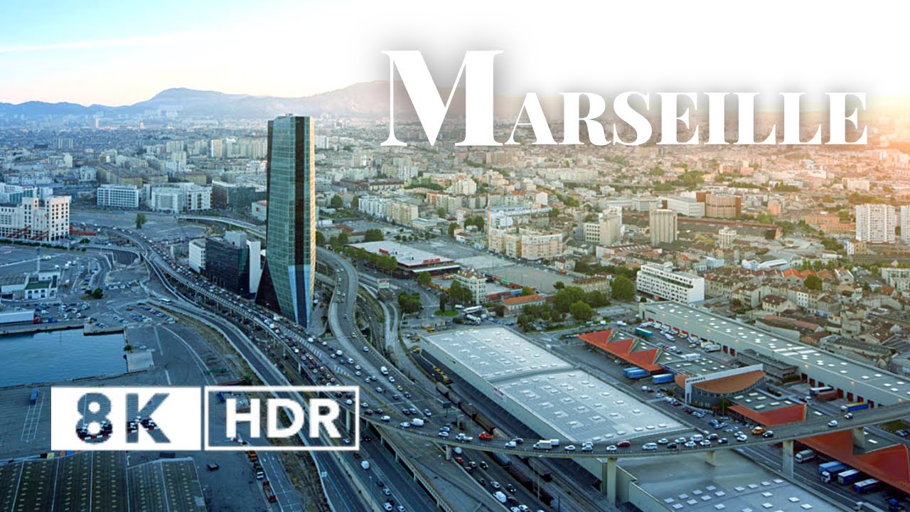 Marseille, France in 8K ULTRA HD HDR 60 FPS Video by Drone - YouTube