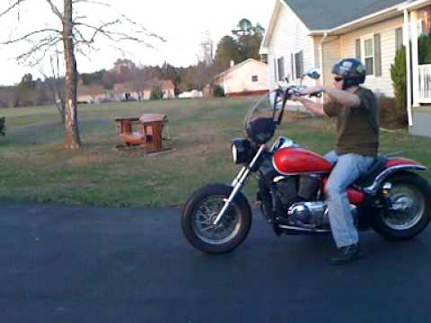 Boulevard C50 engine swap first start - YouTube