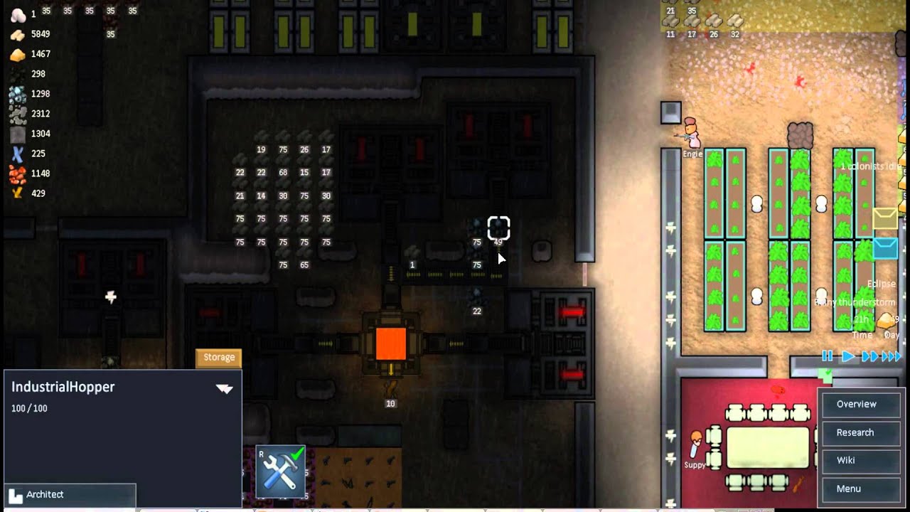 RimWorld - Bug in IndustrialRim Mod - YouTube