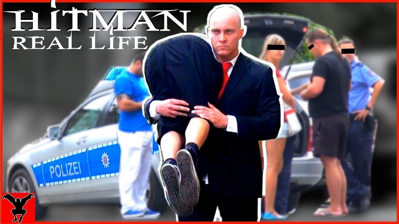 HITMAN in Real Life Public Pranks - YouTube