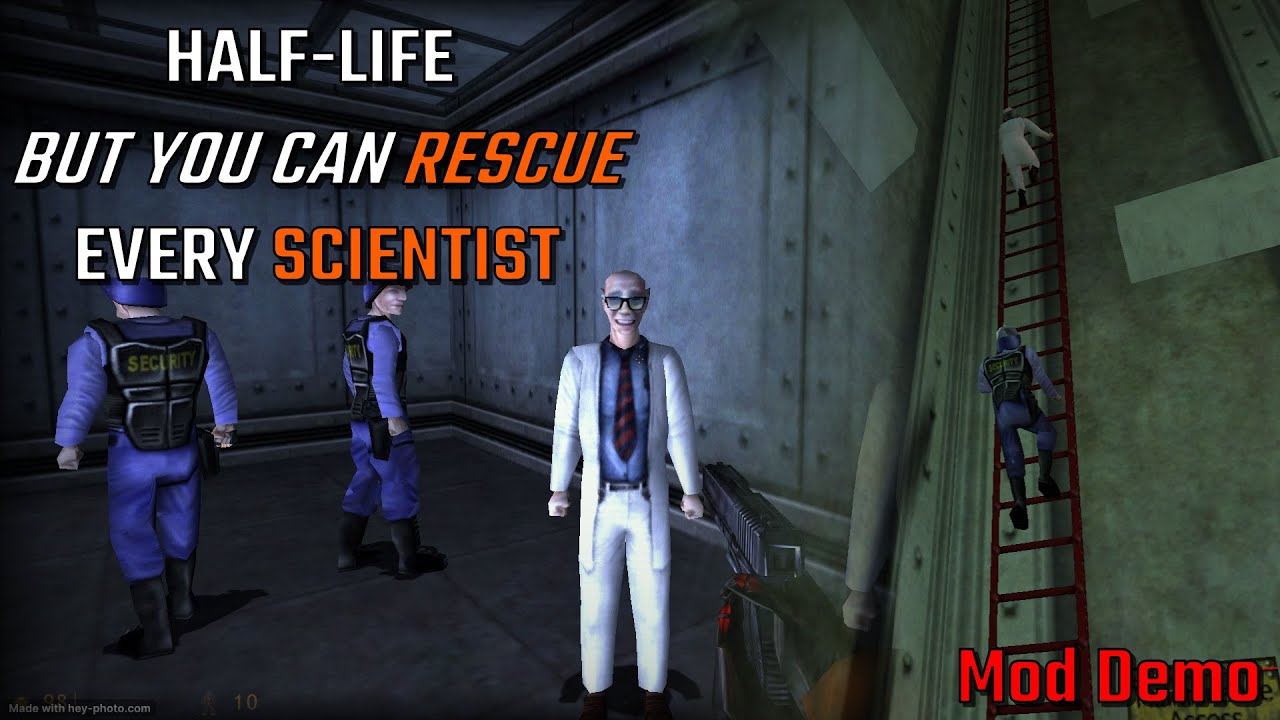 Half-Life: But You Can Rescue Every Scientist (Part 1) - YouTube