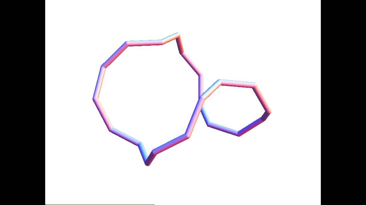 Folding a 20-gon three times onto itself - YouTube