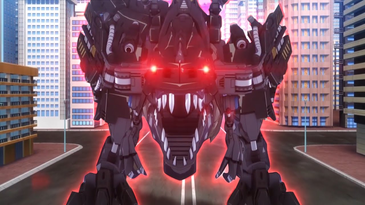 Rex vs Spinosaurus type Zoid - Miracle 1080p - YouTube